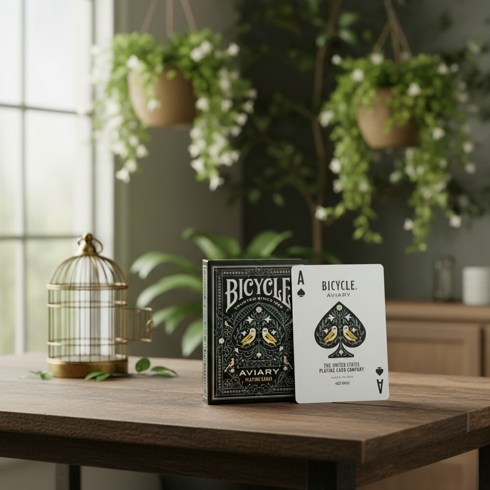 Карты игральные пластиковые "Bicycle Aviary" 61936 Bicycle, США