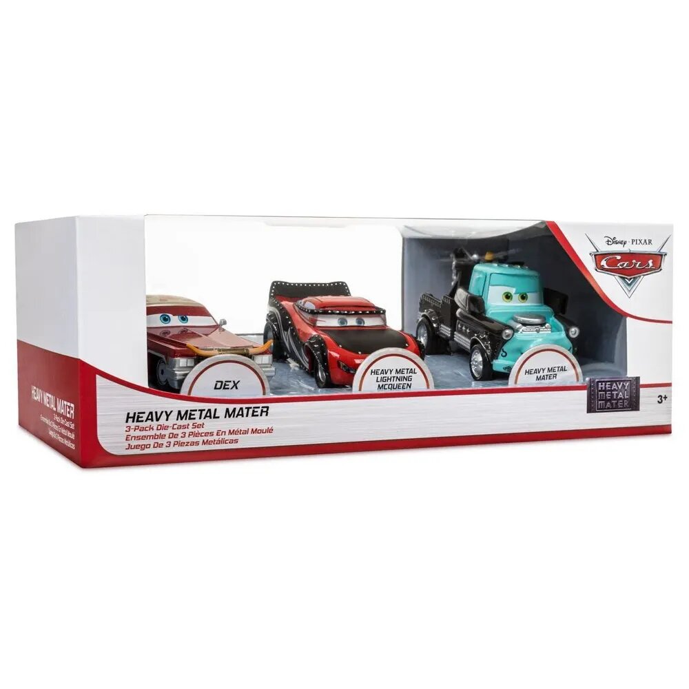 Disney Pixar Heavy Metal Mater 3 Piece Die Cast Set Набор Для Литья Под Давлением Disney Pixar Heavy Metal Mater Из 3 Частей
