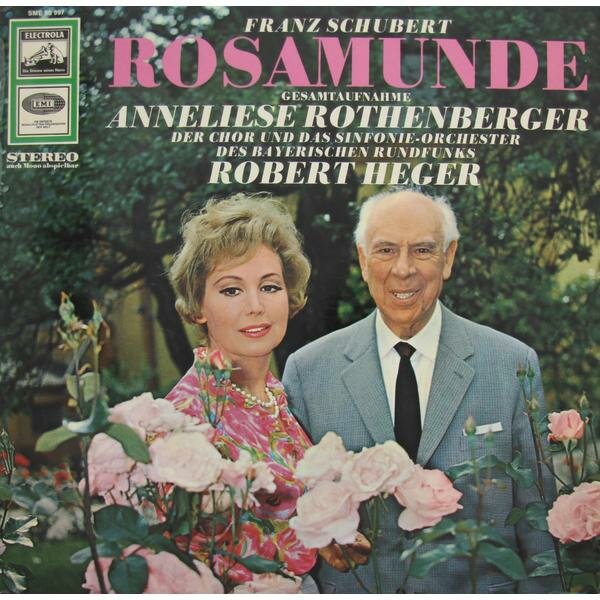 Винтажная виниловая пластинка SCHUBERT - ROSAMUNDE (GESAMTAUFNAHME) (ANNELIESE ROTHENBERGER)