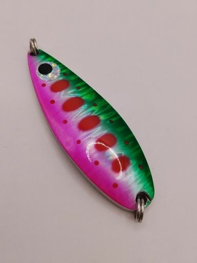 Блесна Daiwa AKIAJI CRUSADER-W, Salmon Special, колеблющаяся, 45 гр. 8 см