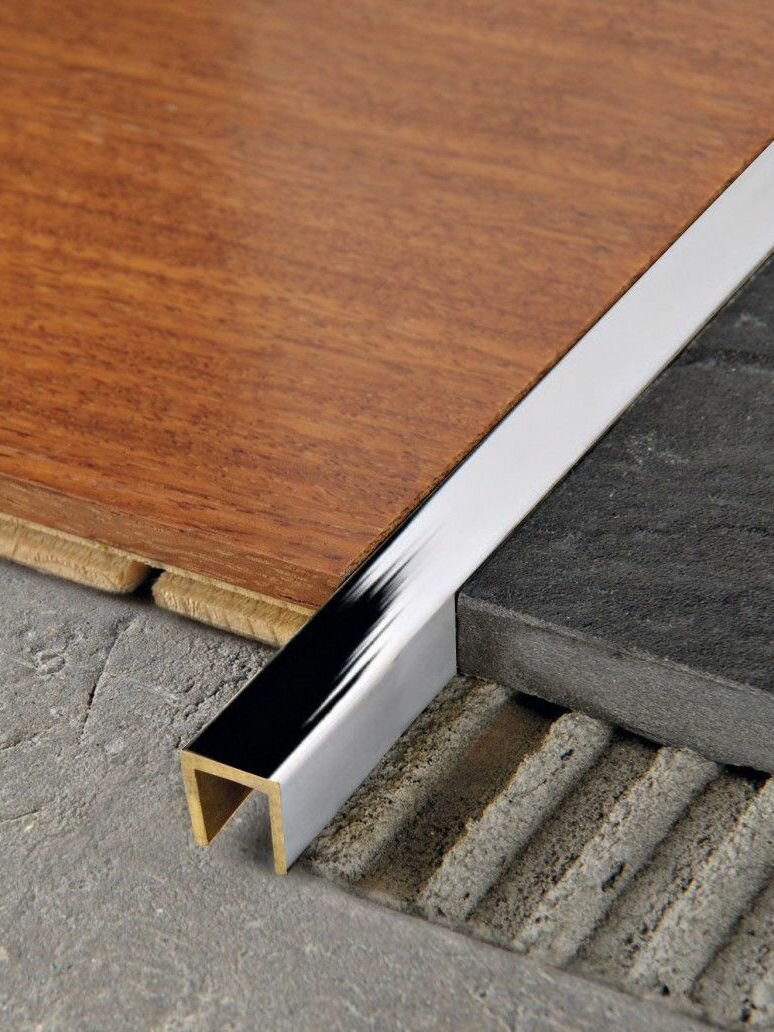 П-образный профиль Латунный PCLOC 10 PROCANAL Progress Profiles Латунь Хромированная 2700 мм - 1шт