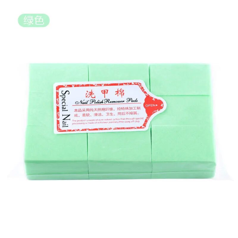Салфетки для снятия лака Green 600шт