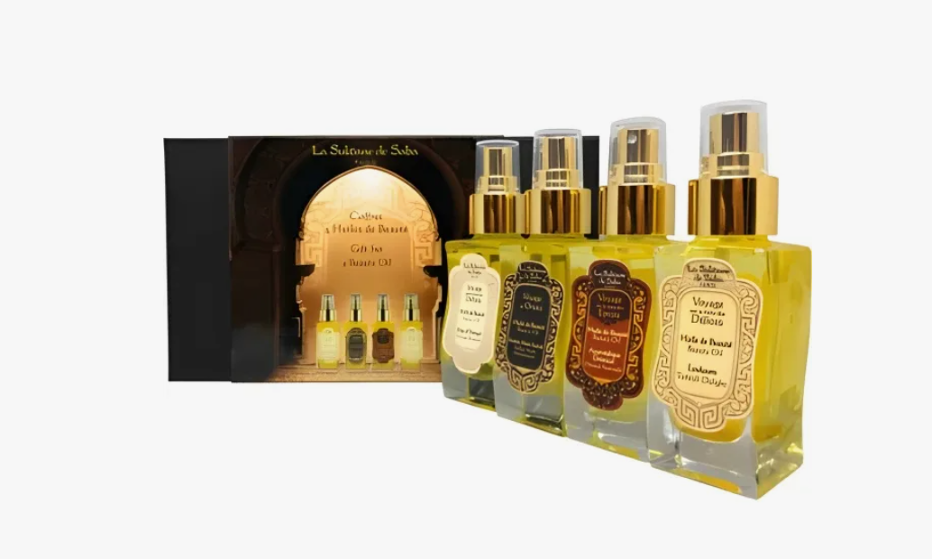La Sultane De Saba Набор масел "Красота тела" Ayurvedic 4 Beauty Oil Gift Set, 4 шт