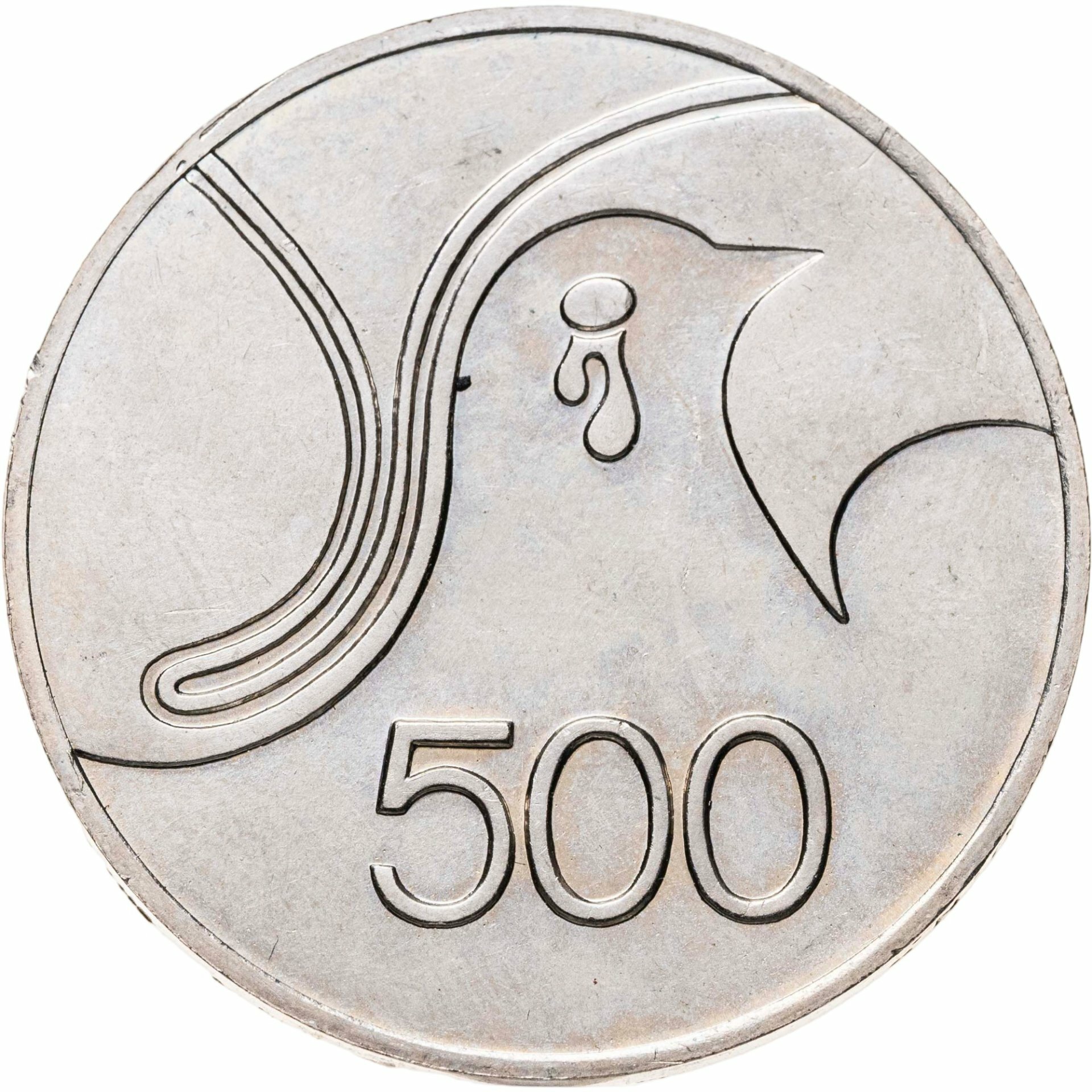 Кипр 500 милей mils 1978 "30 лет Всеобщей декларации прав человека", Мельхиор медь-никель, в сохранности UNC