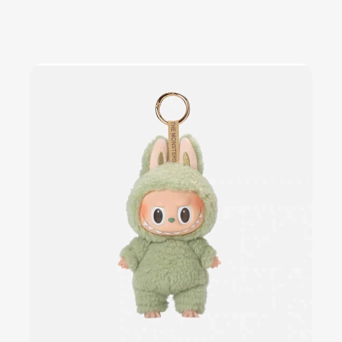 POP MART LABUBU THE MONSTERS Heart Macaron Blind Box - Подтвержденный вариант Green Grape Fruit для коллекционеров