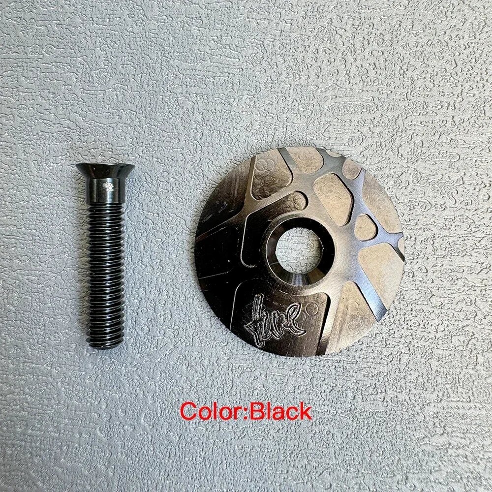 Крышка рулевой колонки ACTOFIVE CYCLES из алюминия 7075 01Headcap-Black