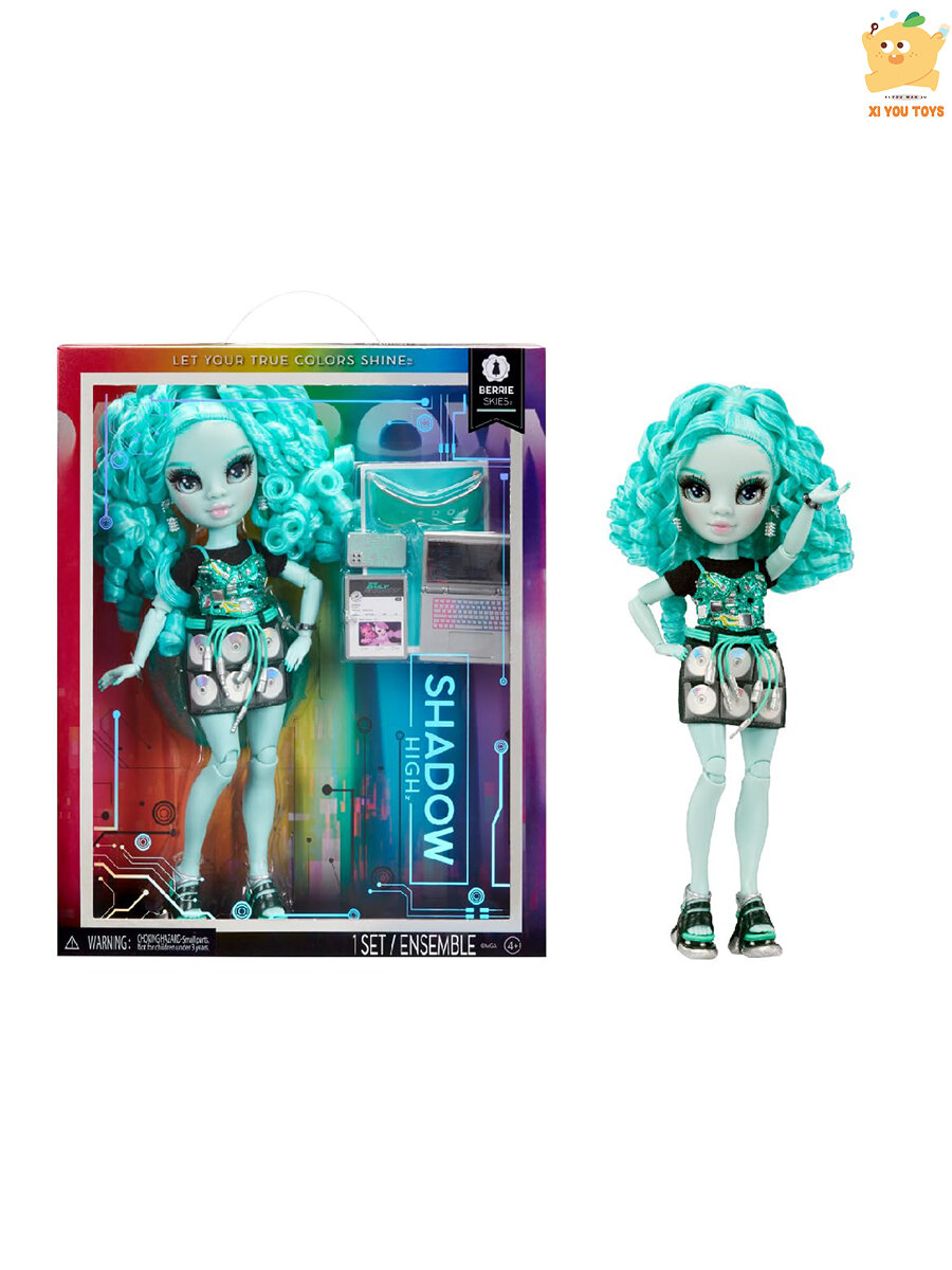 Rainbow High Shadow High Berrie / Модная Кукла Рэйнбоу Хай Шэдоу Хай Берри - Блю. Модный Наряд И Более 10 Красочных Игровых Аксессуаров.