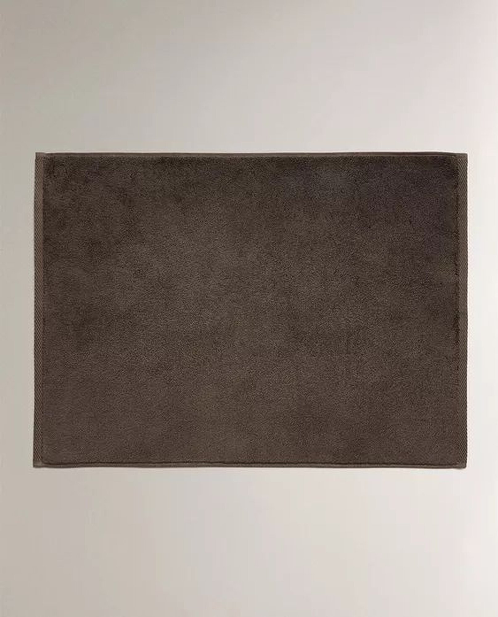 Хлопковый нескользящий коврик для ванной ZARA HOME 8586/015/742 очень мягкий - размер 80 х 120 см, цвет темно-коричневый