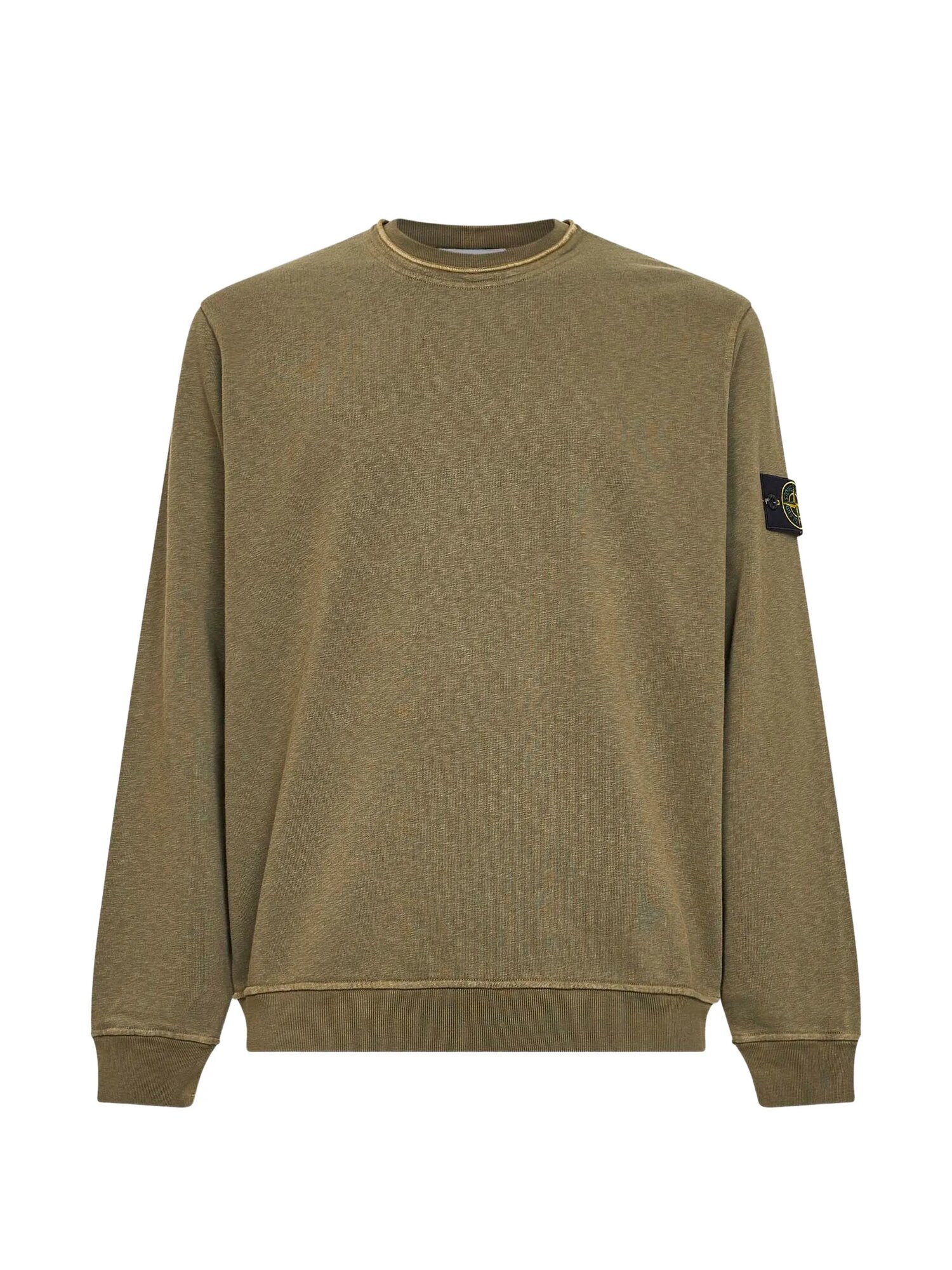 Толстовка Ribbed logo-patch sweatshirt