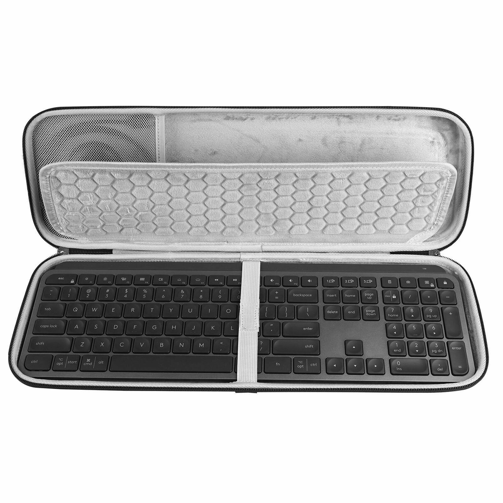 Чехол для клавиатуры MyPads с подсветкой для MX Keys Advanced Wireless из прочного материала