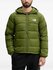 Пуховик The North Face, размер 2XL, оливково-зеленый