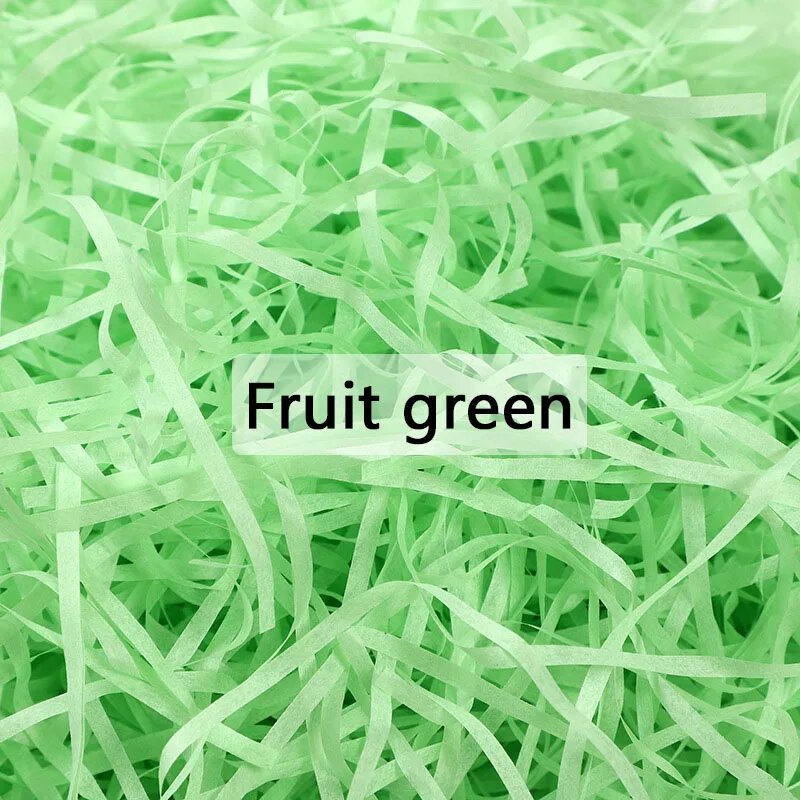 Рафия цветная Fruit green, 50g для упаковки