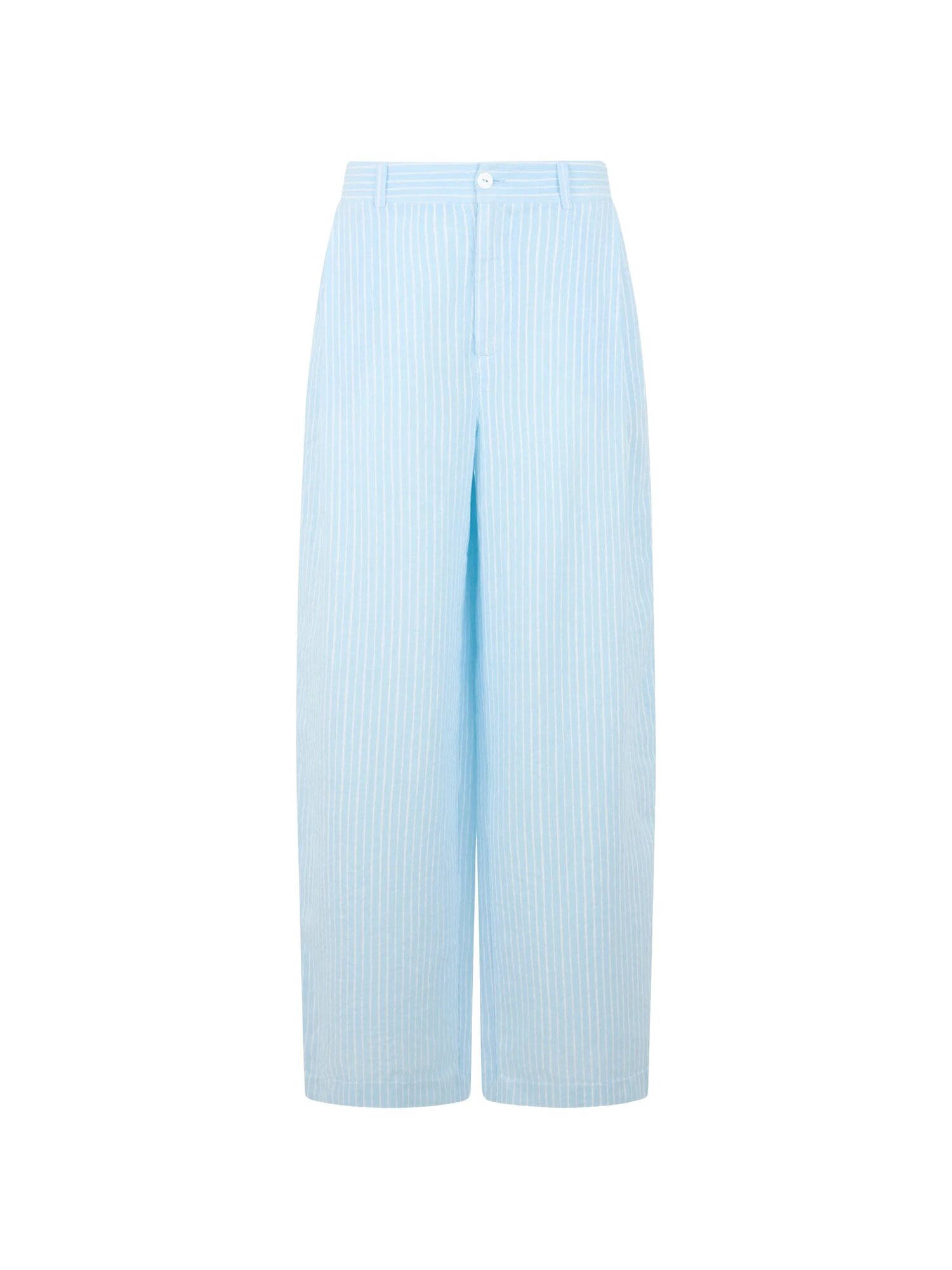 Брюки Linen wide-leg trousers