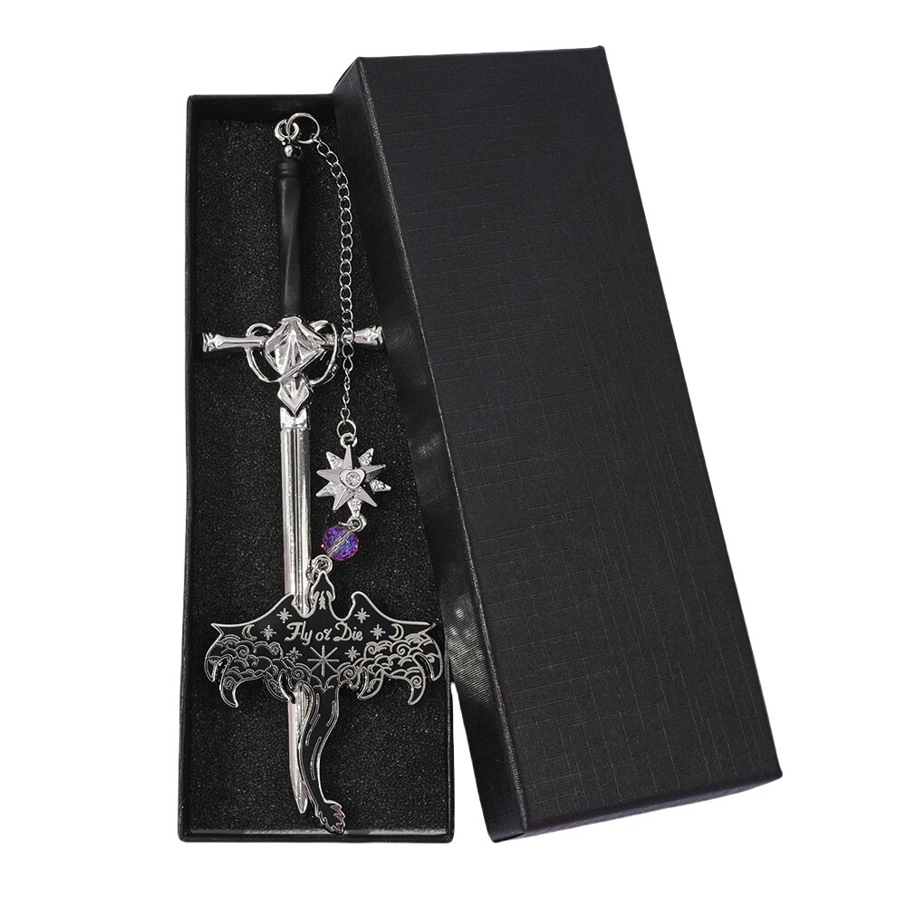 Металлическая закладка "Четвертое Крыло", dragon bookmark