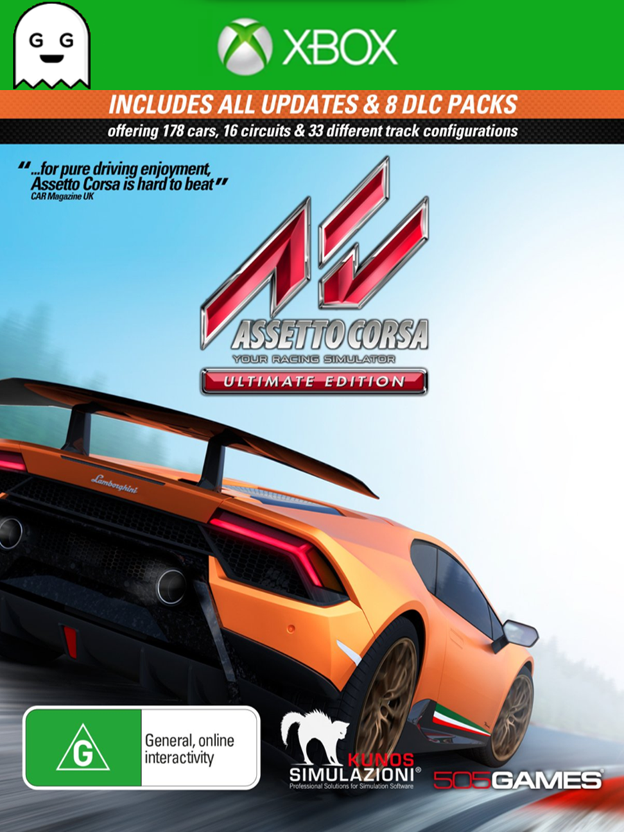 Игра Assetto Corsa Ultimate Edition, цифровой ключ для Xbox One/Series X|S, Русский язык, Аргентина