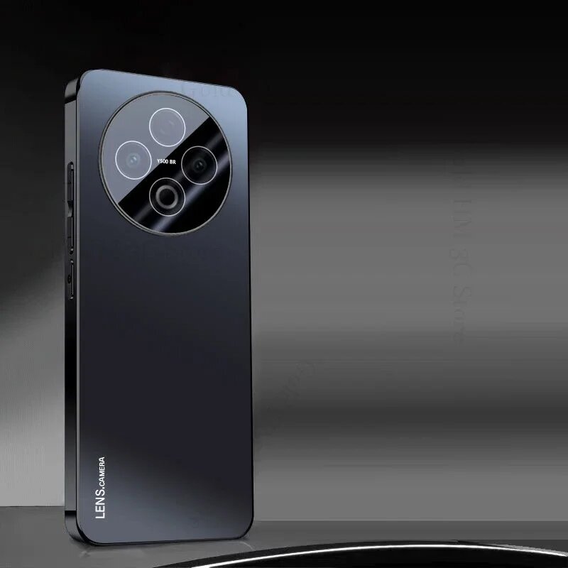 Чехол для Vivo S30 Pro mini, черный, акрил, микроматовый