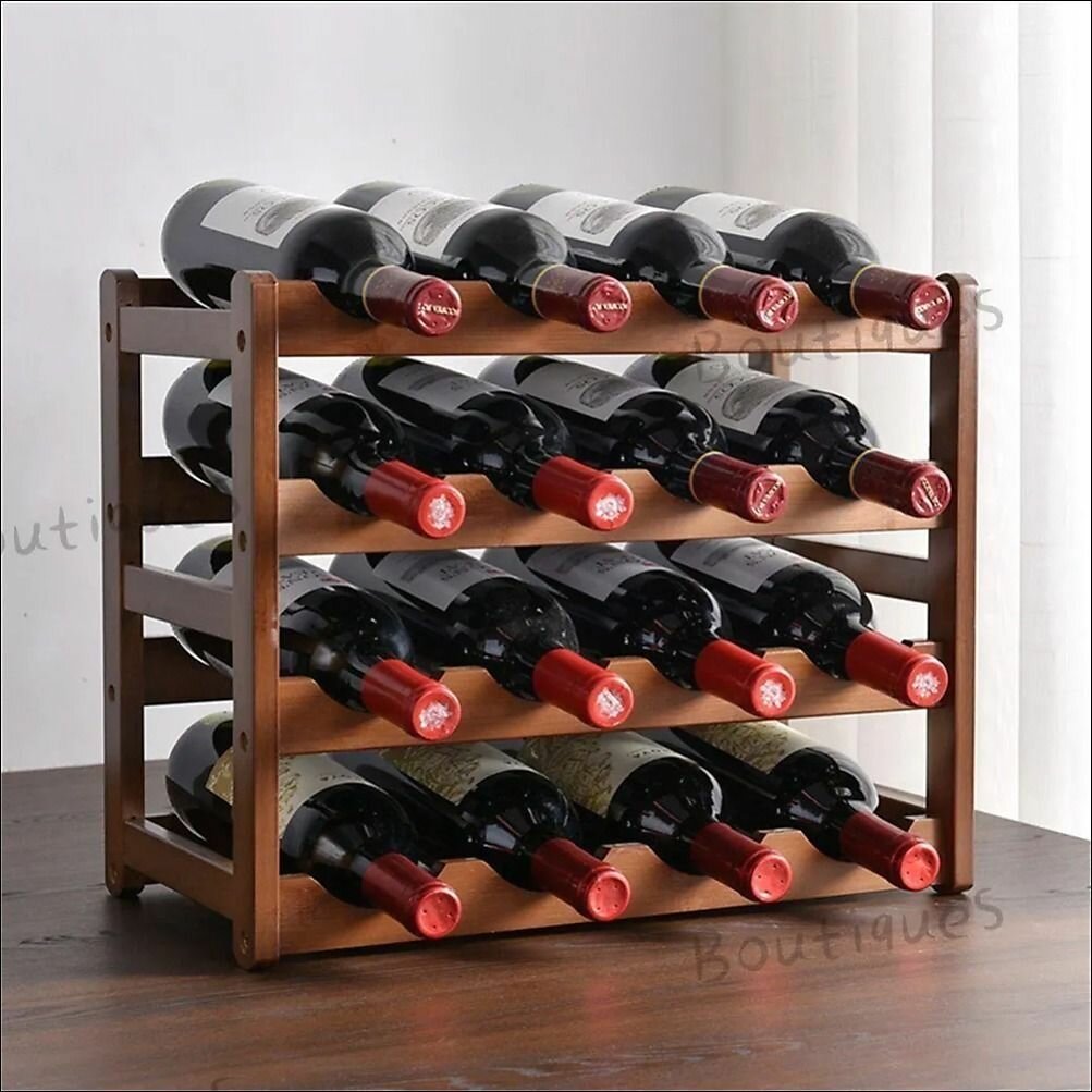 4-ярусная винная стойка, держатель для 16 бутылок