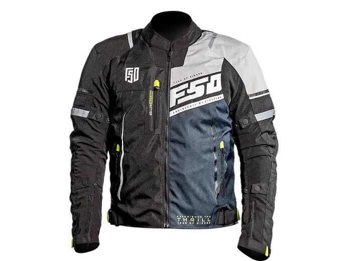 Мотокуртка FSD Terra black-ice. L. Черный-синий