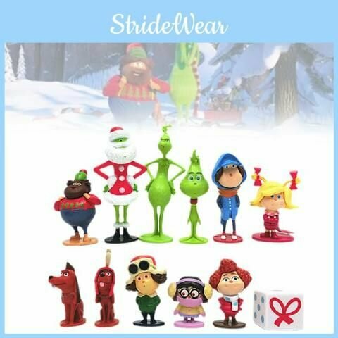 Набор фигурок "Гринч" Grinch, коллекционный, пластик, 12 штук — фото 1