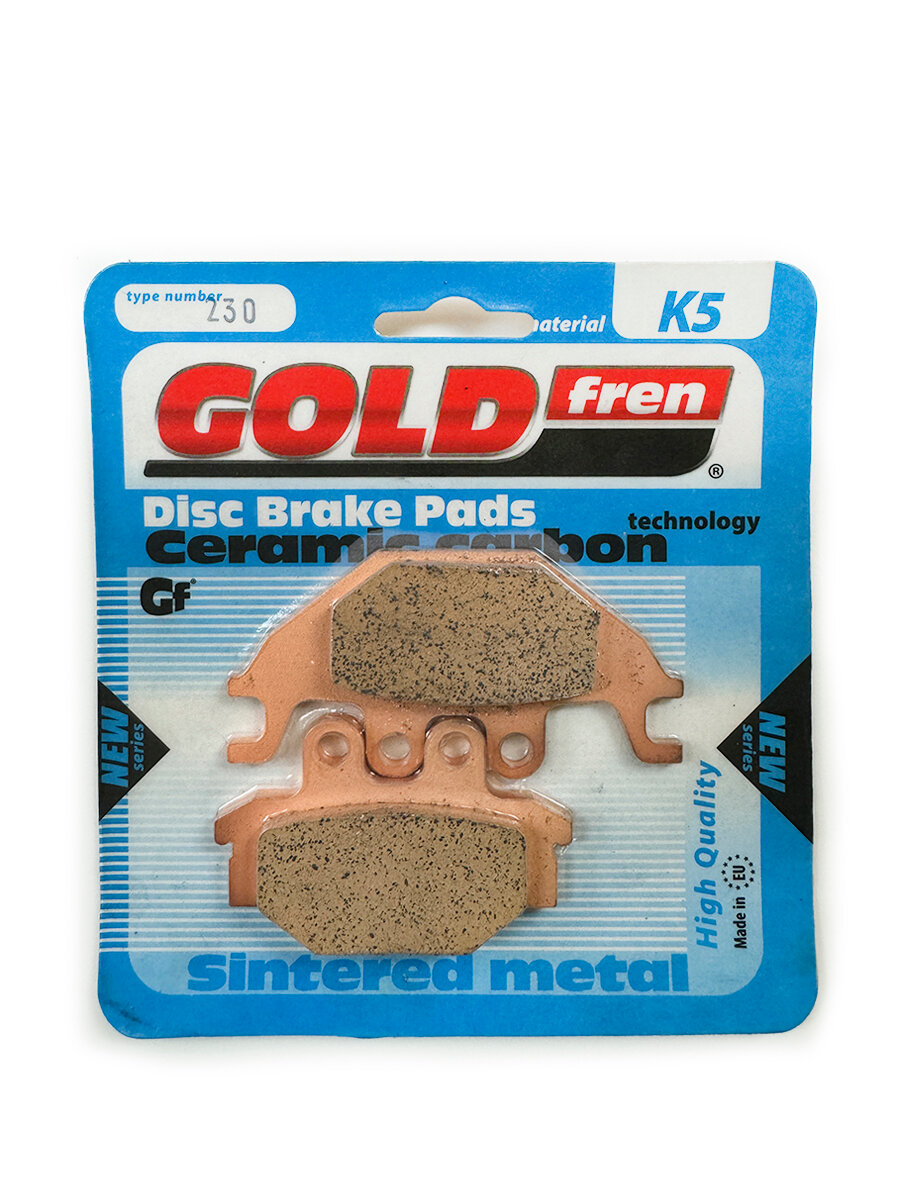 Колодки тормозные GOLDfren 230 K5 кросс TRW MCB760, SBS 810, EBC FA 377, Ferodo FDB 2184 оригинал