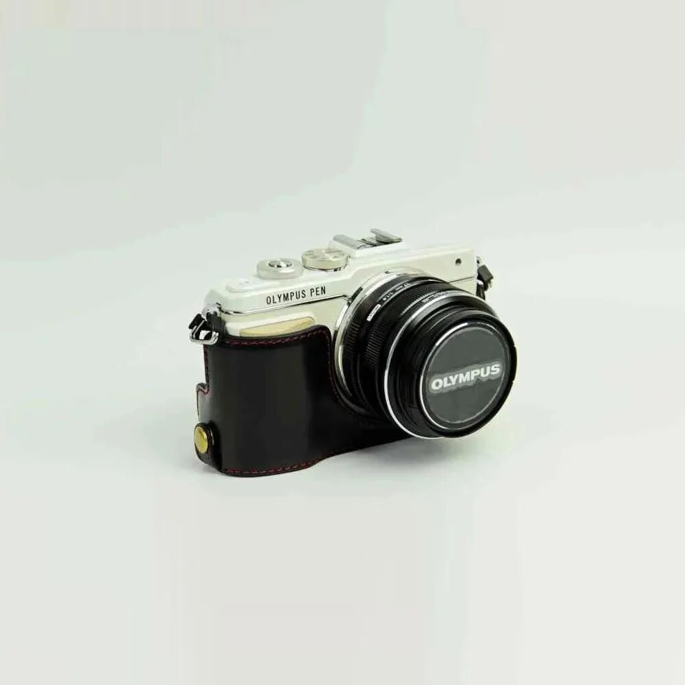 Чехол для Olympus EPL7/8/9/10 из искусственной кожи Olivemoon, Coffe — фото 1