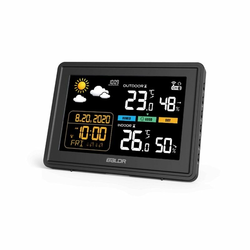 BALDR B0359WST2H2PR-BLACK Беспроводная Метеостанция, черный
