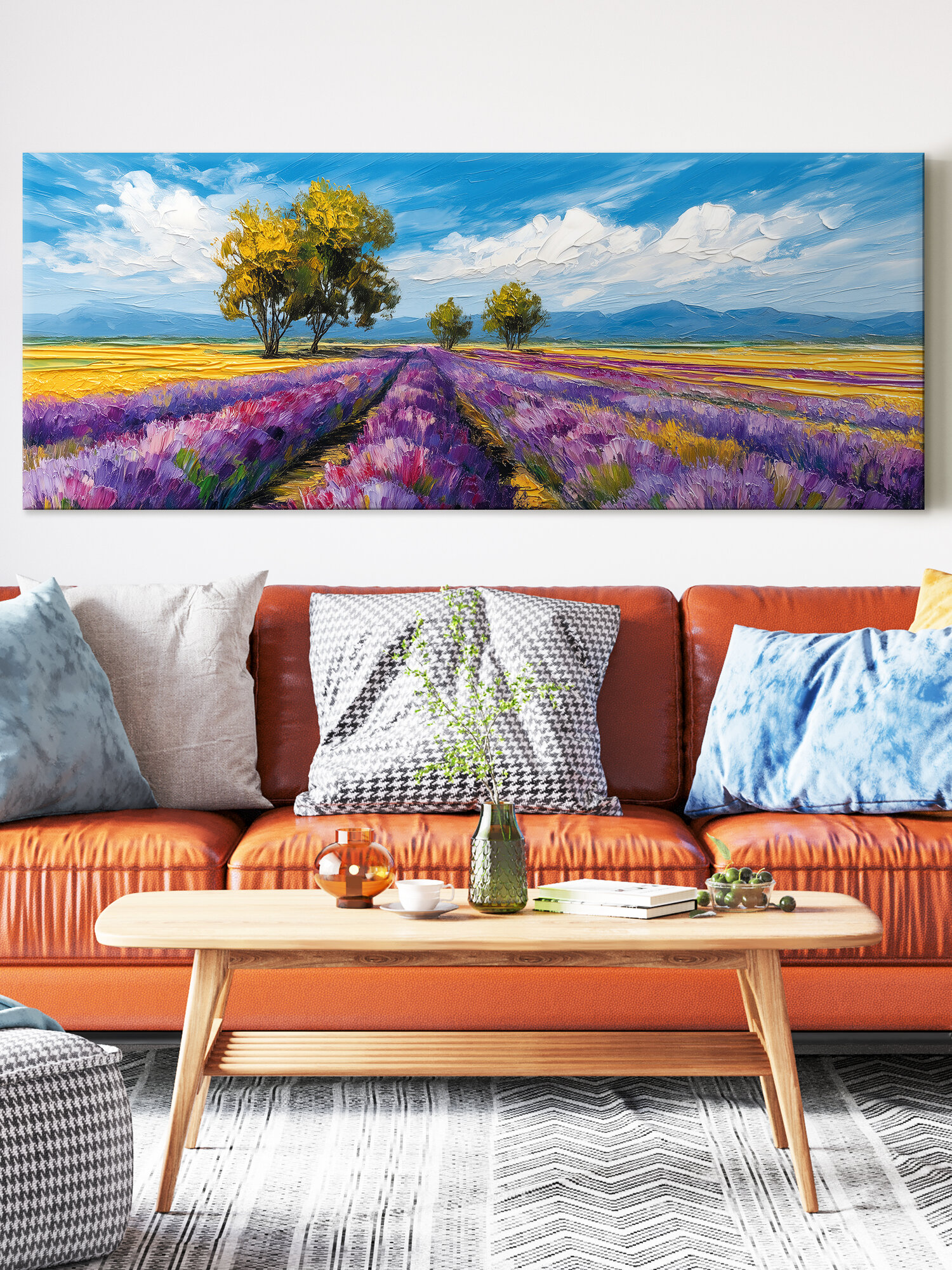 Картина Postermarket "Пейзаж" на холсте с подрамником 45 х 115 см