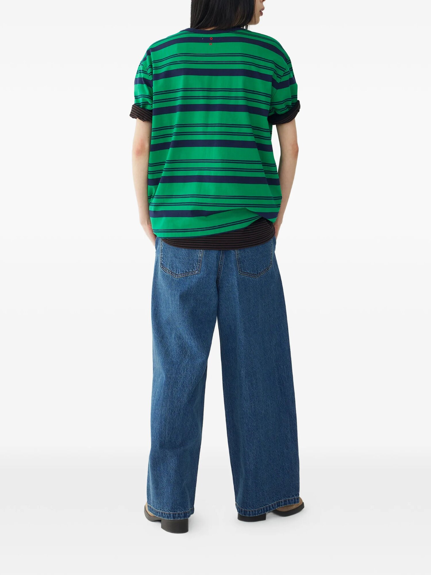 Джинсы STUDIO TOMBOY Buttoned cotton jeans, размер S, синий — фото 1