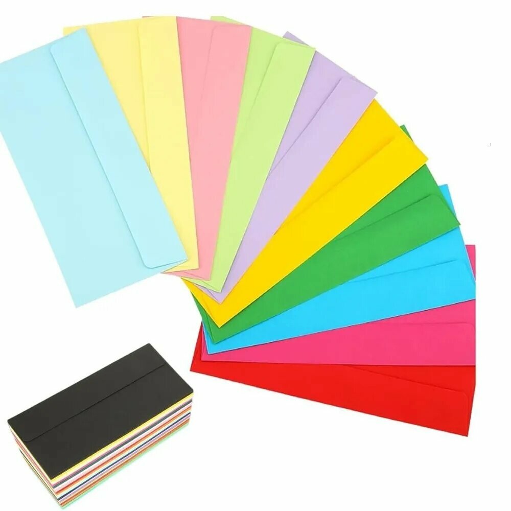 50 шт. конвертов для деловой почты с самоклеящимся клапаном