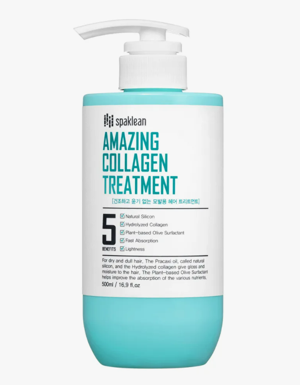 Spaklean Кондиционер восстанавливающий для волос с наноколлагеном Amazing Collagen Treatment 500 мл