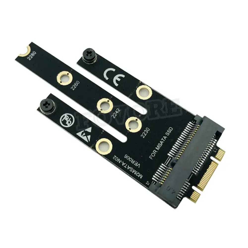 Trotwei Адаптер M.2 NGFF B+M Key to mSATA