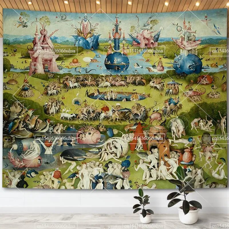 Гобелен Hieronymus Bosch Garden Of Earthly Delights FFO