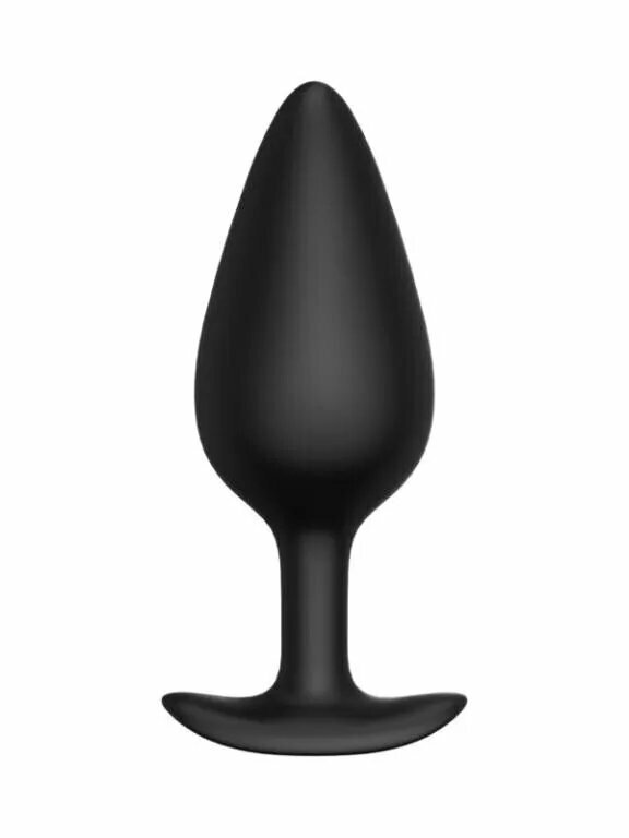 Черная малая анальная пробка Beginners Butt Plug - 10 см. (черный)