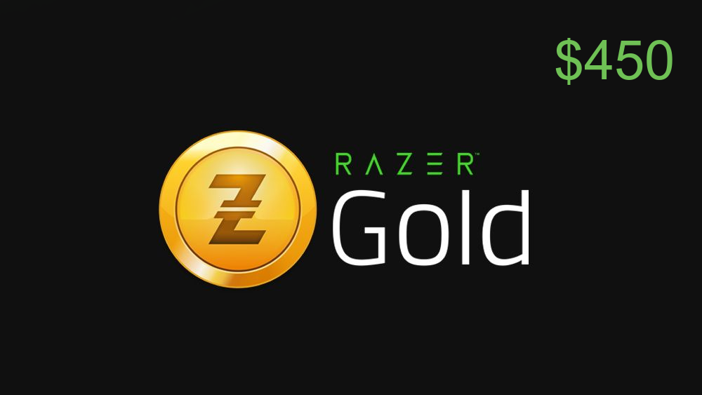 Razer Gold USD 450 Global • регион Весь мир • цифровой ключ