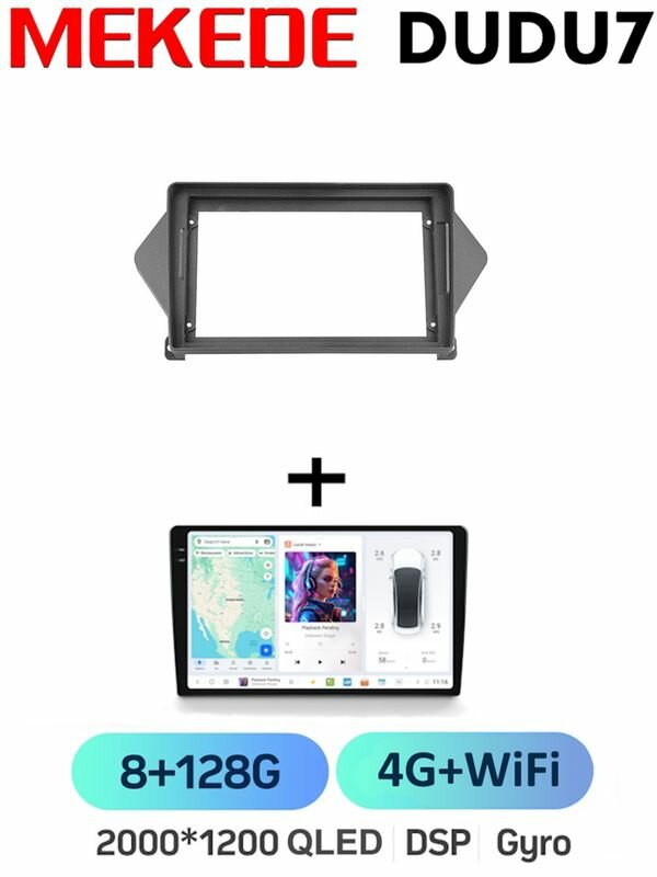 Магнитола 9" Mekede DUDU7 8/128 Gb для Acura MDX YD2 2 II 2006-2013 carpay Android