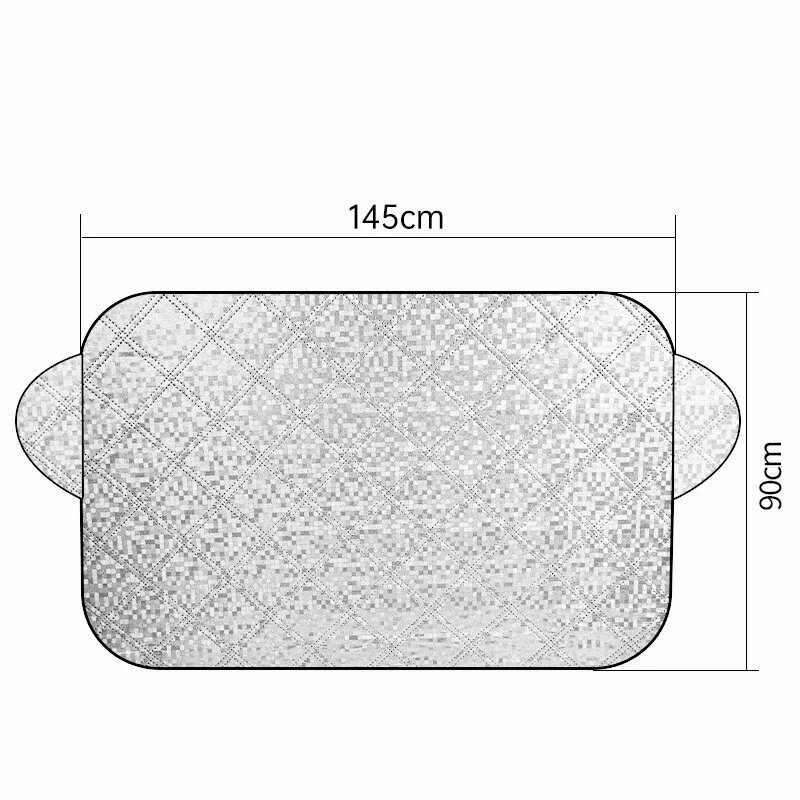 Солнцезащитный чехол на лобовое стекло автомобиля 90x145см