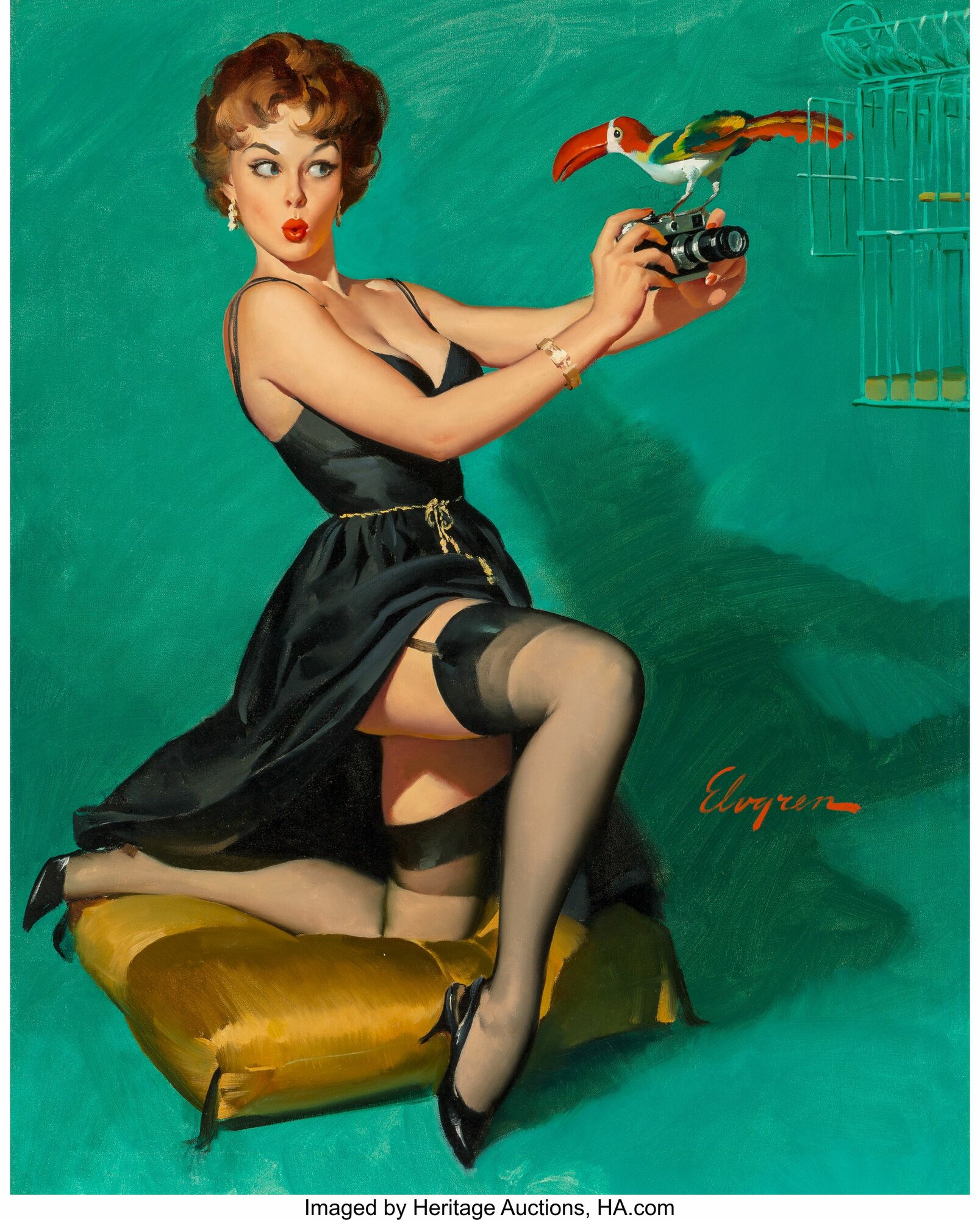 Постер для интерьера, Пинап девушки - Pin up girls, 30х20см.