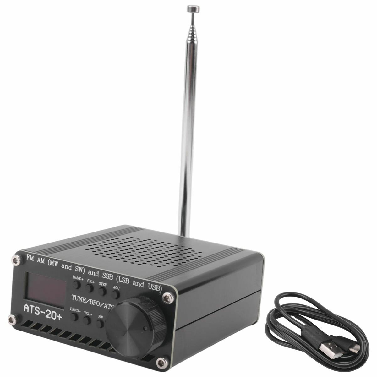 Si4732 ATS-20+ ATS20 Портативный Коротковолновый Радиоприемник SDR-Приемник FM AM (MW SW) И SSB (LSB USB) С Антенной
