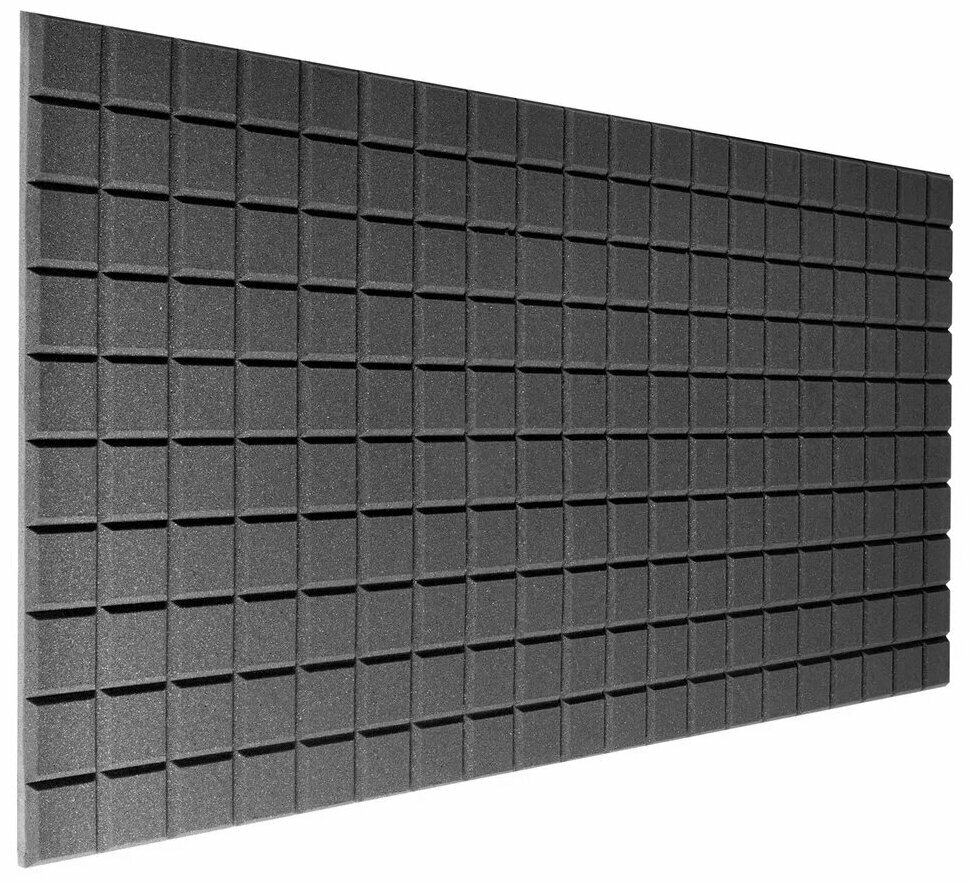 Акустическая панель "Плитка" 1000х2000х40 мм / Акустический поролон / POROLON-MAG