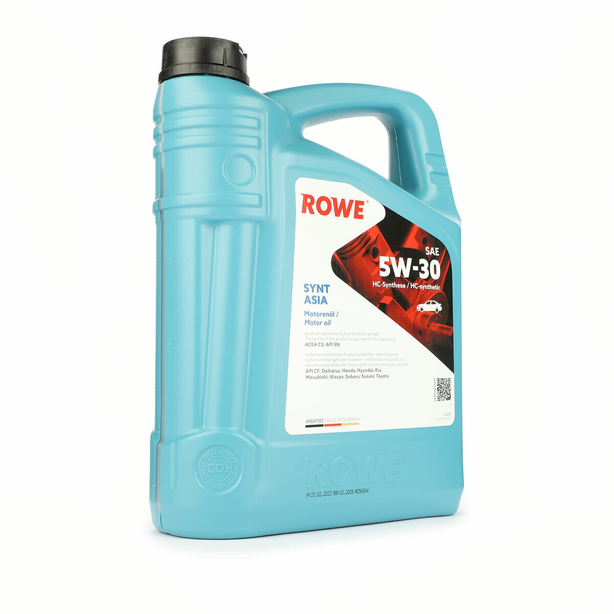 Масло Моторное Rowe Hightec Synt Asia 5W-30 4Л.(Rowe 20245004099)