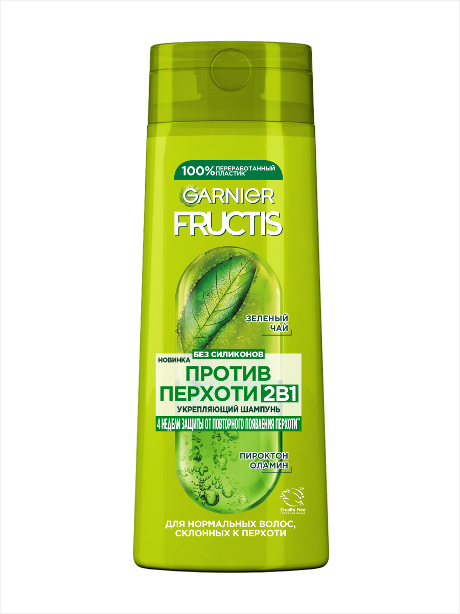 Garnier Fructis Шампунь для волос "Против перхоти 2в1", 400 мл