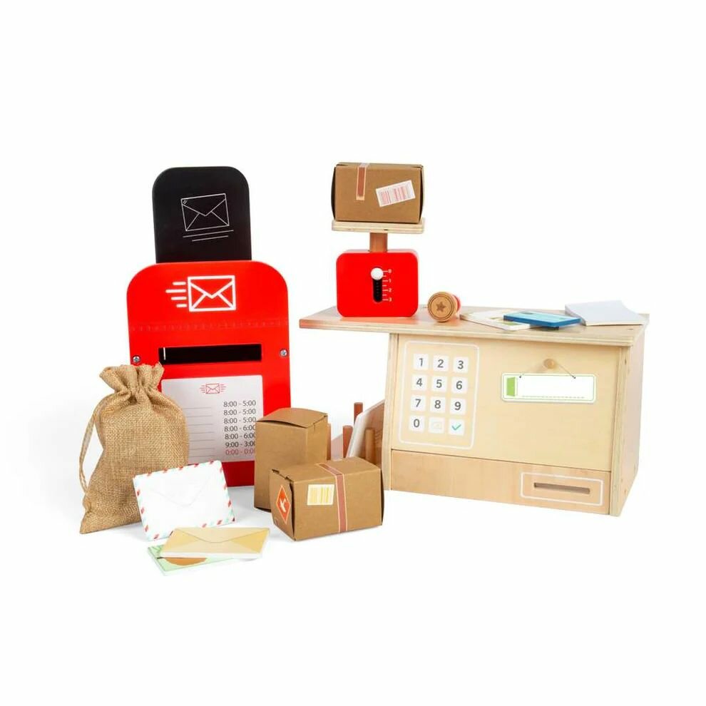 Bigjigs Игрушечный набор почтальона Toys Post Office Set