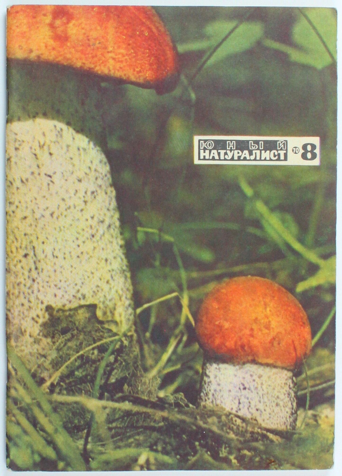 Винтажный журнал СССР Юный Натуралист, выпуск 08/1970