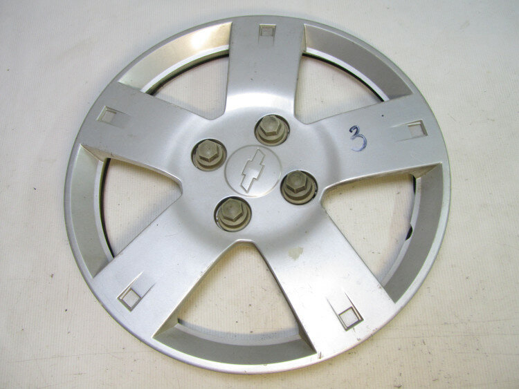 Колпак колесного диска Шевроле Авео Т250-255 R14 96653144 Крест 5 лучей - есть царапины LS440-N3 -БУ