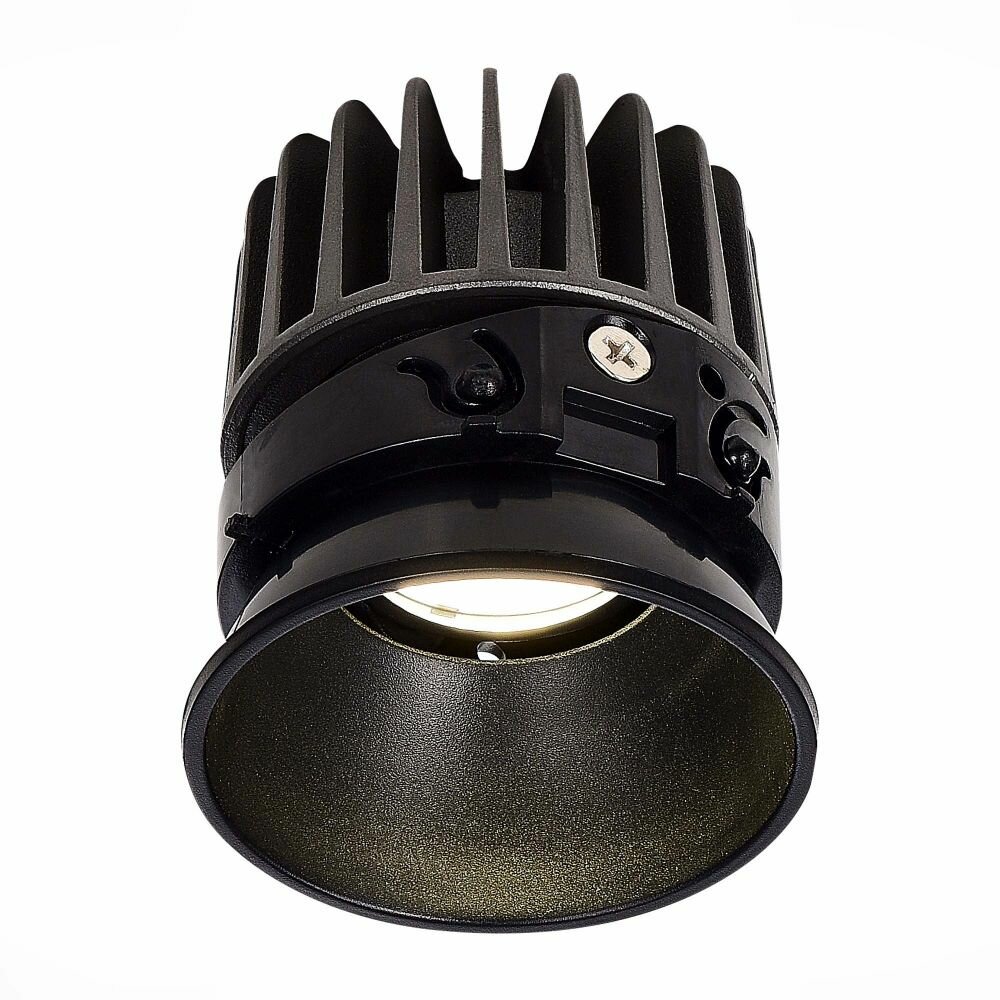 ST851.448.07 ST-Luce Светодиодный модуль Черный LED 1*7W 4000K 560Lm Ra90 36° IP20 D69xH75 220-240V(глянец).