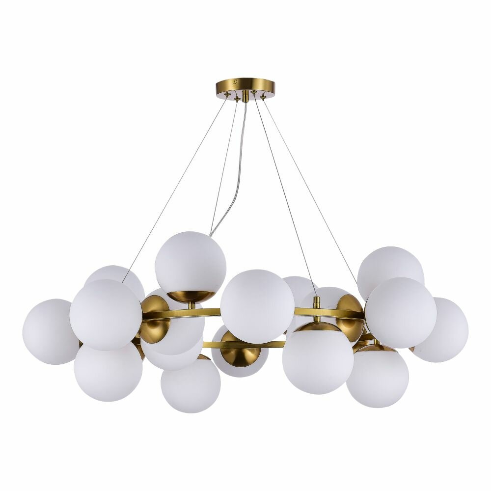 SLE1191-203-20 ST-Luce Светильник подвесной Золотистый/Белый E27 20*60W.
