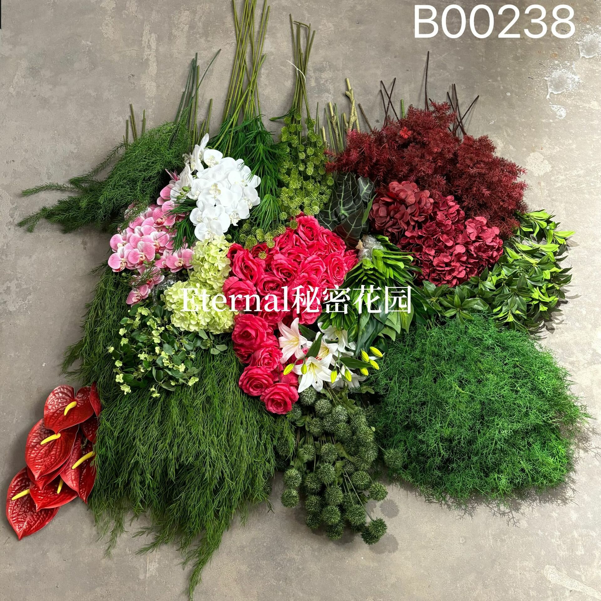 Набор цветочных композиций "Моне", 240 цветов