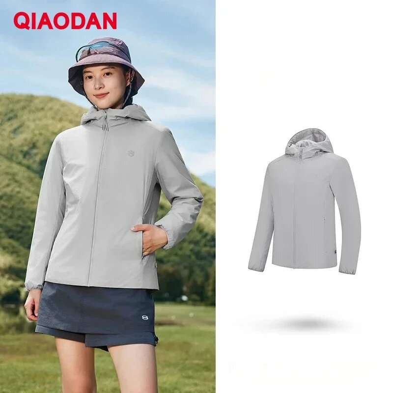 QIAODAN женская куртка Rabbit gray, размер L