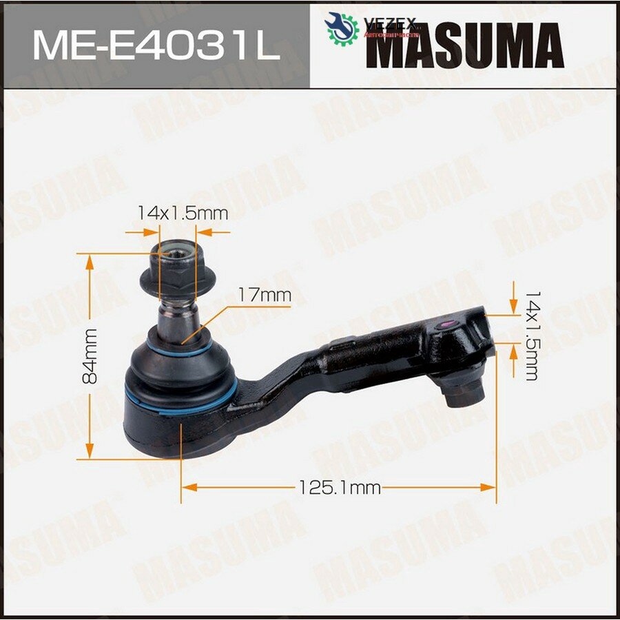 MASUMA ME-E4031L наконечник рулевой левый!\ BMW E84/E90/E91/E92 05>