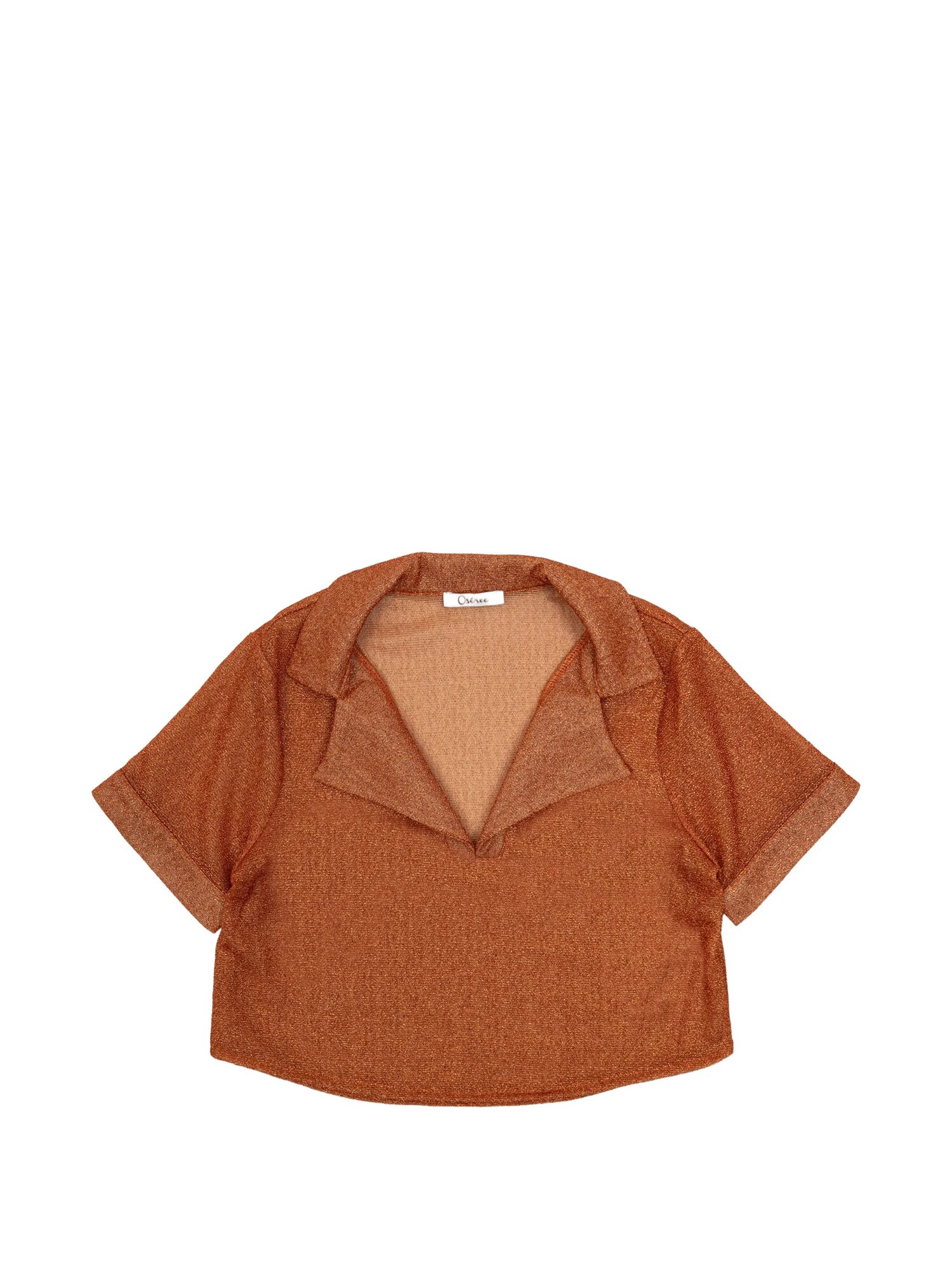 Топ Collared crop top